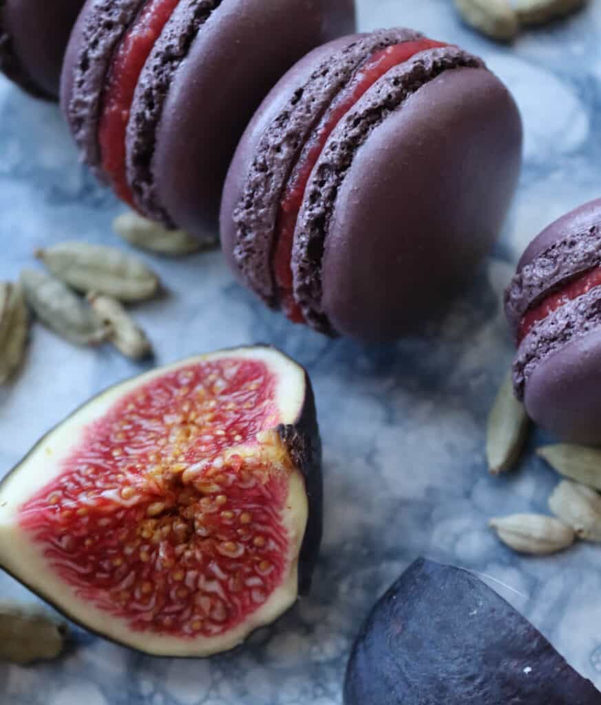 Fig And Cardamom Macarons - Rosanna ETC