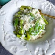 Spring Vegetable Risotto With Asparagus & Peas - Rosanna ETC