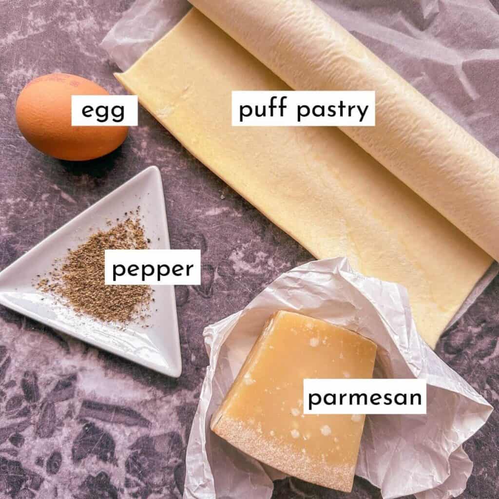 Easy Parmesan Cheese Twists With Puff Pastry - Rosanna ETC