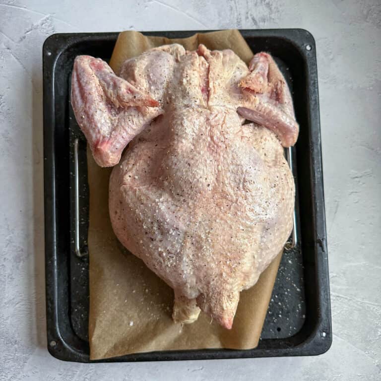 Juicy Roast Capon Chicken Recipe (With Gravy) - Rosanna ETC