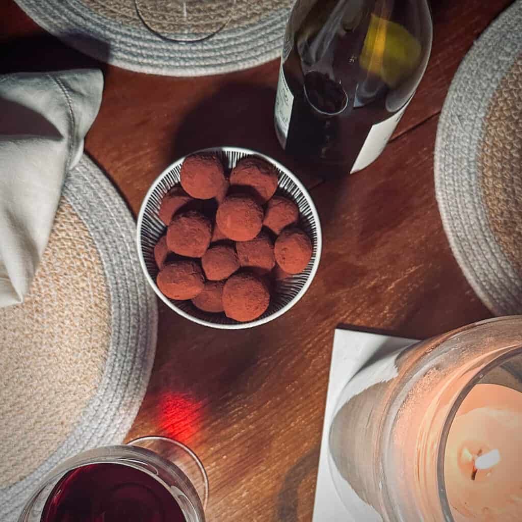 Dark Chocolate Boozy Truffles - Rosanna ETC