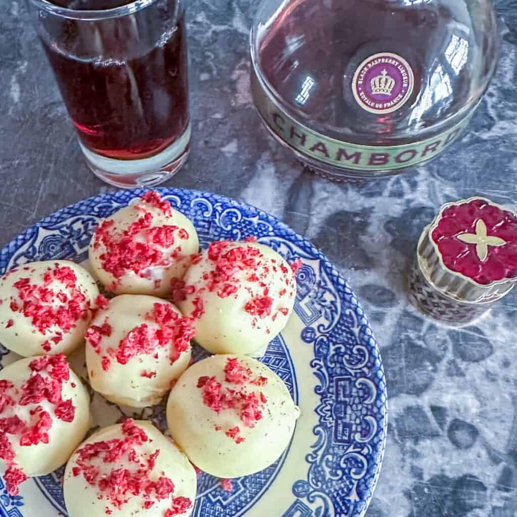 Easy Chambord Chocolate Truffles Recipe - Rosanna ETC