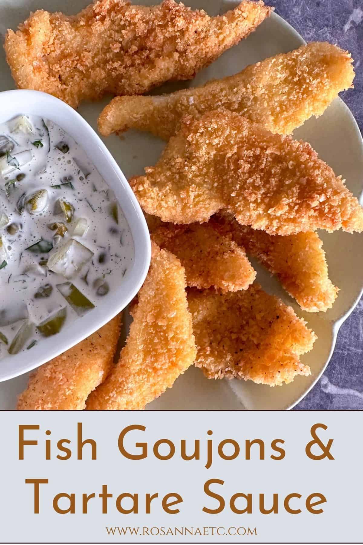 Fresh Fish Goujons With Tartar Sauce - Rosanna ETC