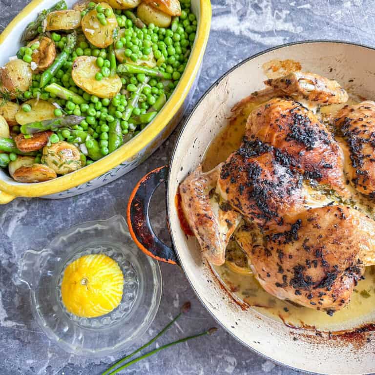 Roasted Citrus And Herb Spatchcock Chicken - Rosanna ETC