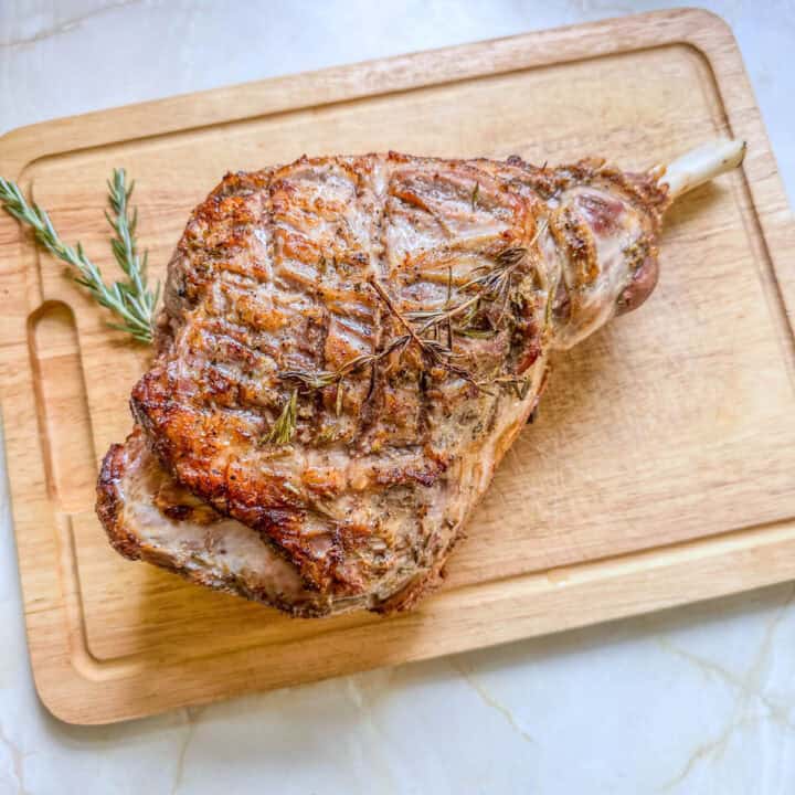 Crispy Roast Lamb Leg - Rosanna ETC