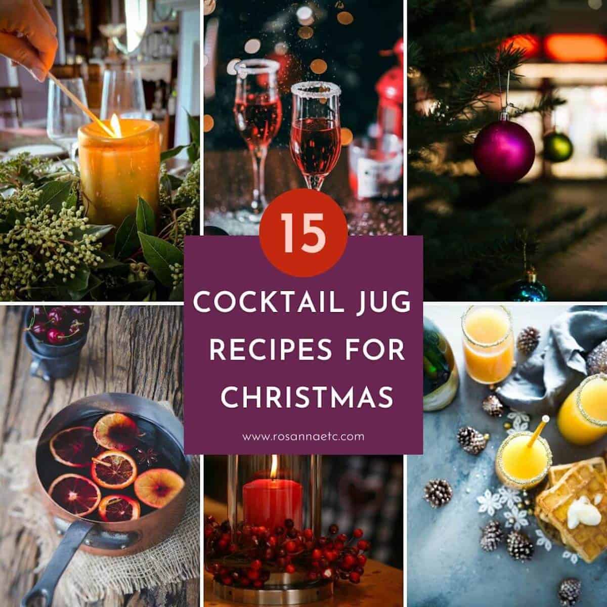 Top 15 Best Cocktail Jug Recipes For A Crowd This Christmas - Rosanna ETC