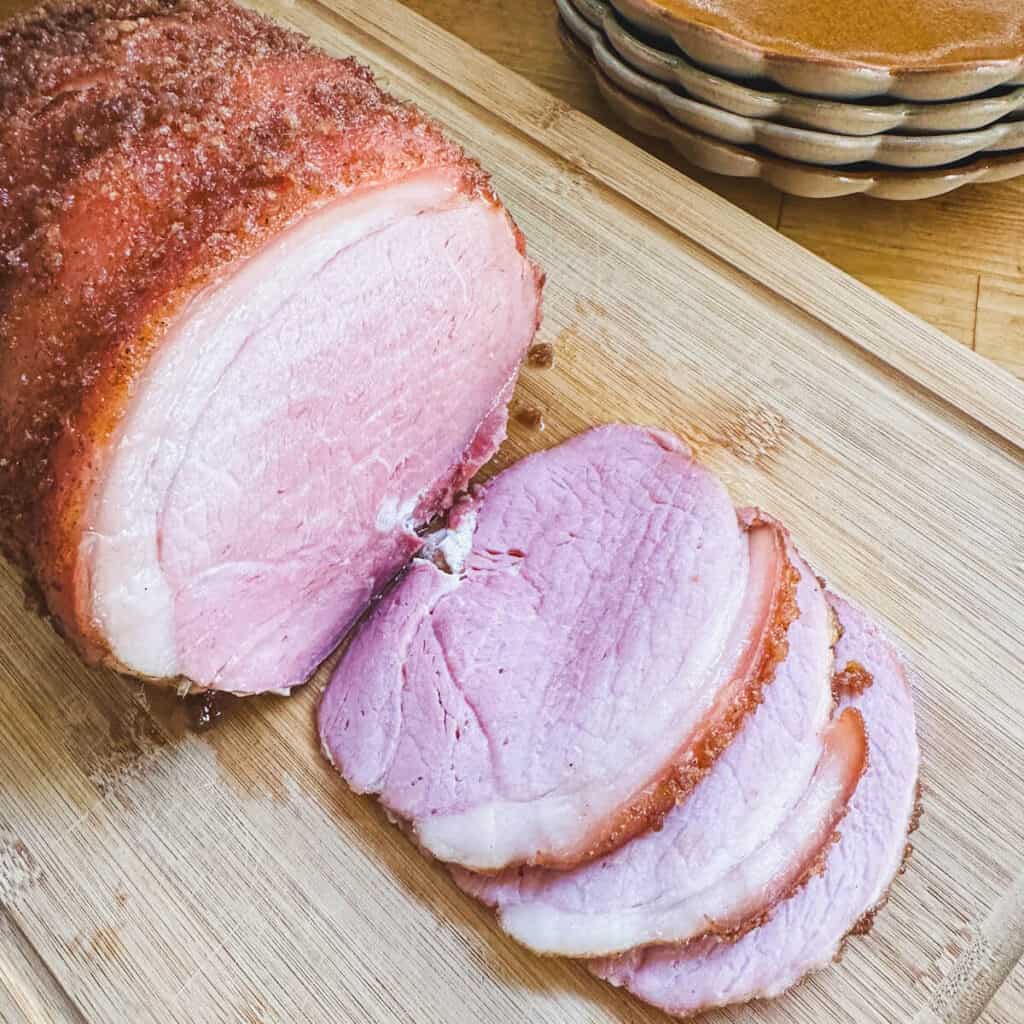 Oven Baked Glazed Gammon With Mustard & Spiced Demerara Sugar - Rosanna ETC