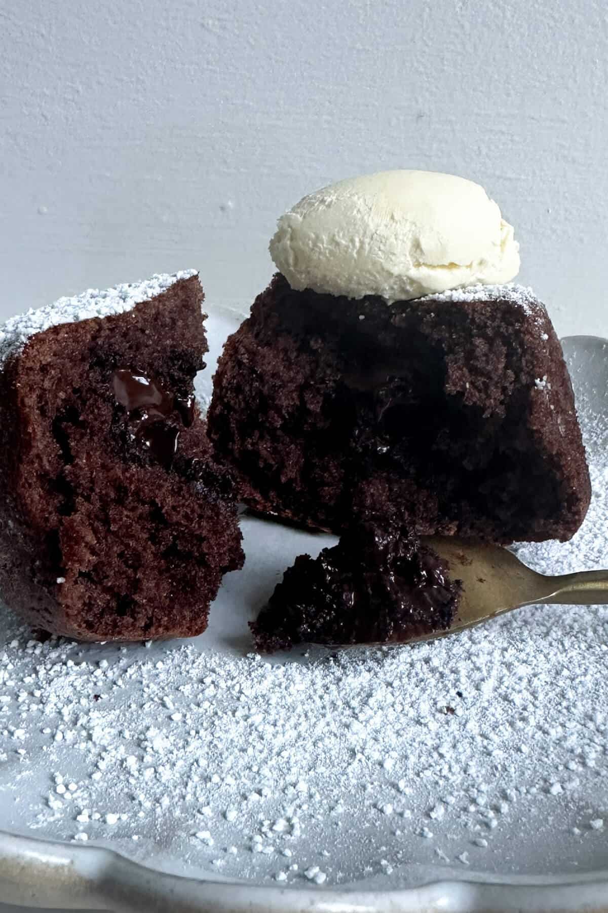 Dark Chocolate Sponge Puddings - Rosanna ETC