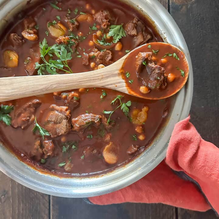 Rich, Tender Beef Tagine (Reheats Well & Great For A Crowd) - Rosanna ETC
